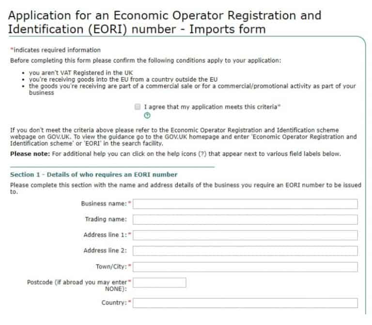 How To Get An EORI Number | ImportXperts